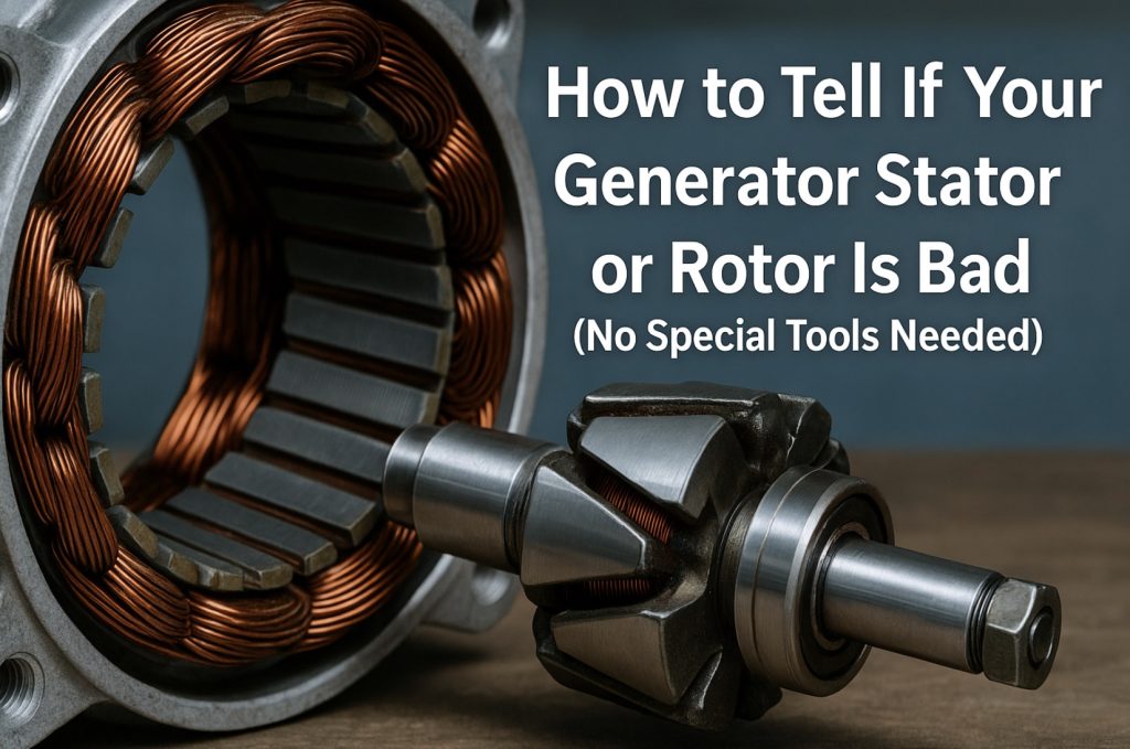 How to Tell If Your Generator Stator or Rotor Is Bad (No Special Tools ...