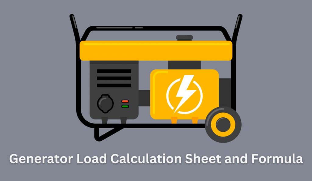 Generator Load Calculation Sheet and Formula - GeneratorStop.com