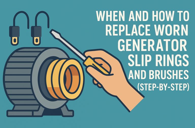 When and How to Replace Worn Generator Slip Rings and Brushes (Step-by ...